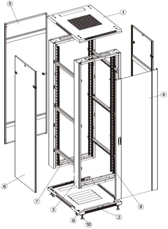 Premium-Line Network Server Cabinet