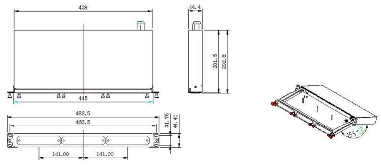 Premium-Line 19” Fiber Optic Patch Panel - Premium-Line
