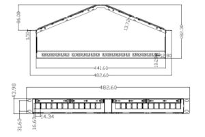 Premium-Line Angled Modular Patch Panel