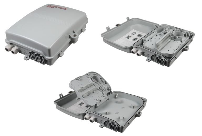 FTTH distribution boxes 4, 8, 16, 24, 36 or 48 ports - Premium-Line
