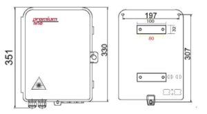 FTTH distribution boxes 4, 8, 16, 24, 36 or 48 ports - Premium-Line