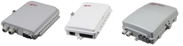FTTH distribution boxes 4, 8, 16, 24, 36 or 48 ports - Premium-Line