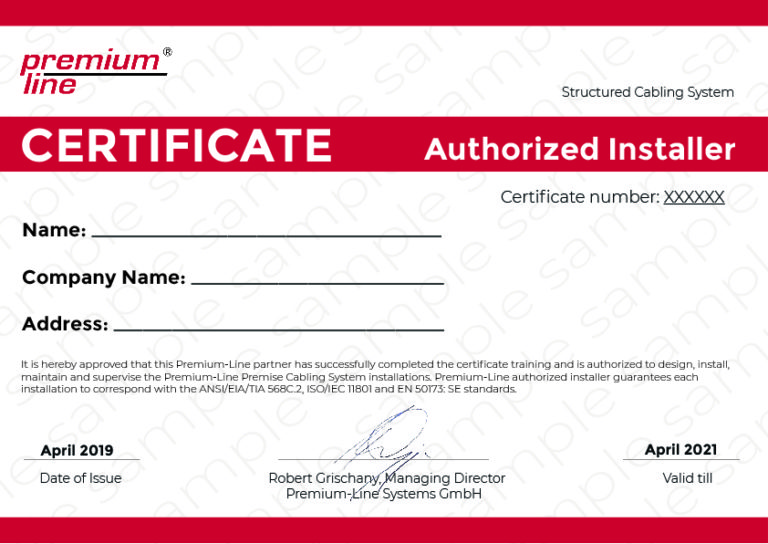 Installer Training - Premium-Line