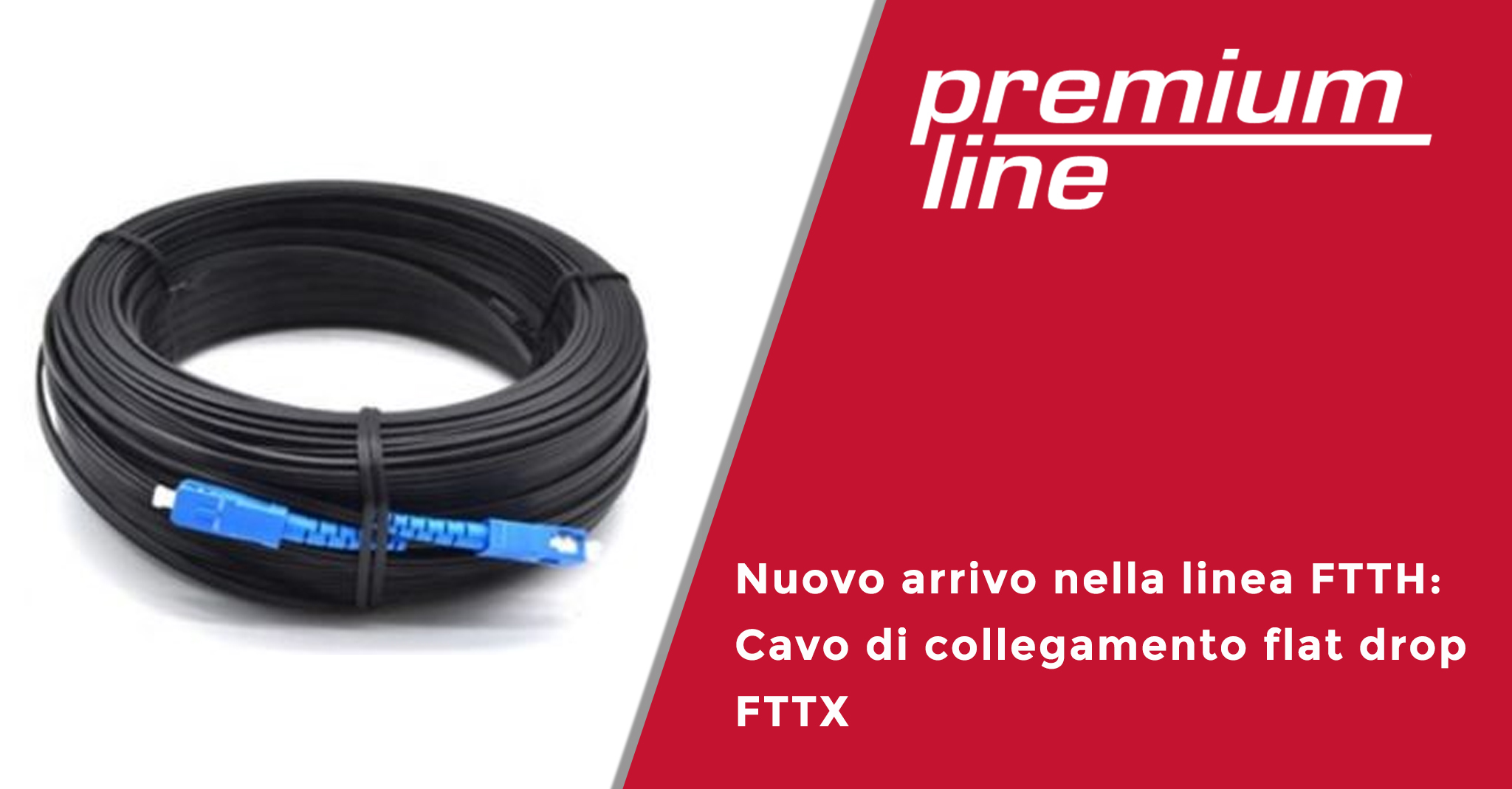 Nuovo arrivo nella linea FTTH: cavo di collegamento flat drop FTTX ...