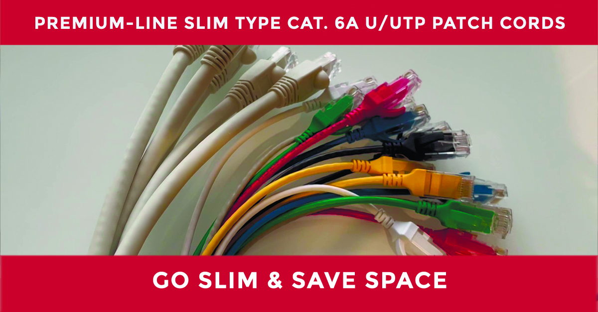 One of last year's bestsellers - Premium-Line Slim Type Category 6A U ...