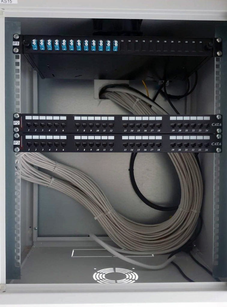 Cabling system for RTU Faculty of Civil Engineering - Premium-Line