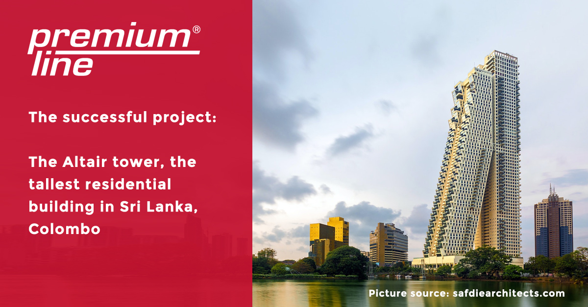 The Altair tower, the tallest residential building in Sri Lanka ...