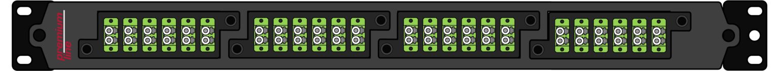 Premium-Line 19” Fiber Optic Patch Panel - Premium-Line