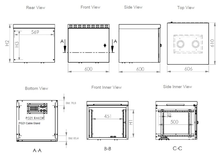Premium-Line Outdoor Line Cabinet